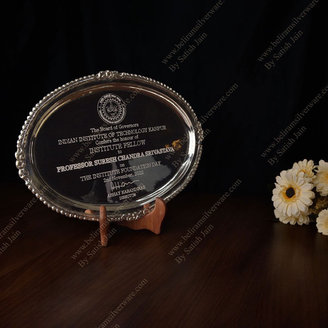Wavy Curve Silver Momento - Beliram Silverware